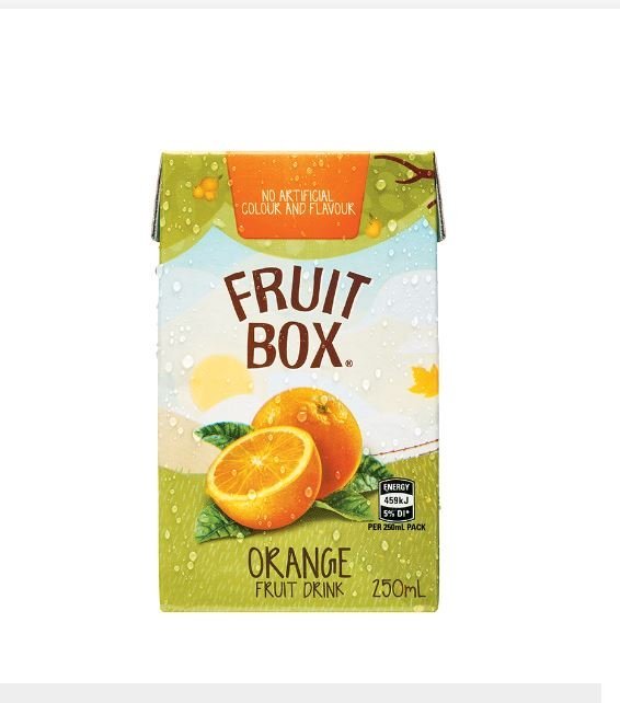Orange Fruit Box Popper 250ml