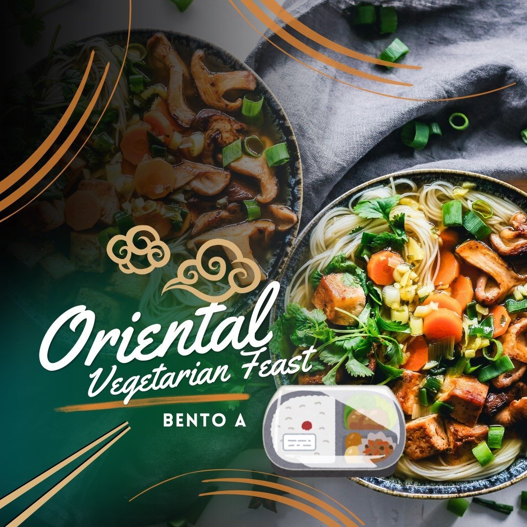 Oriental Vegetarian Feast - Bento A