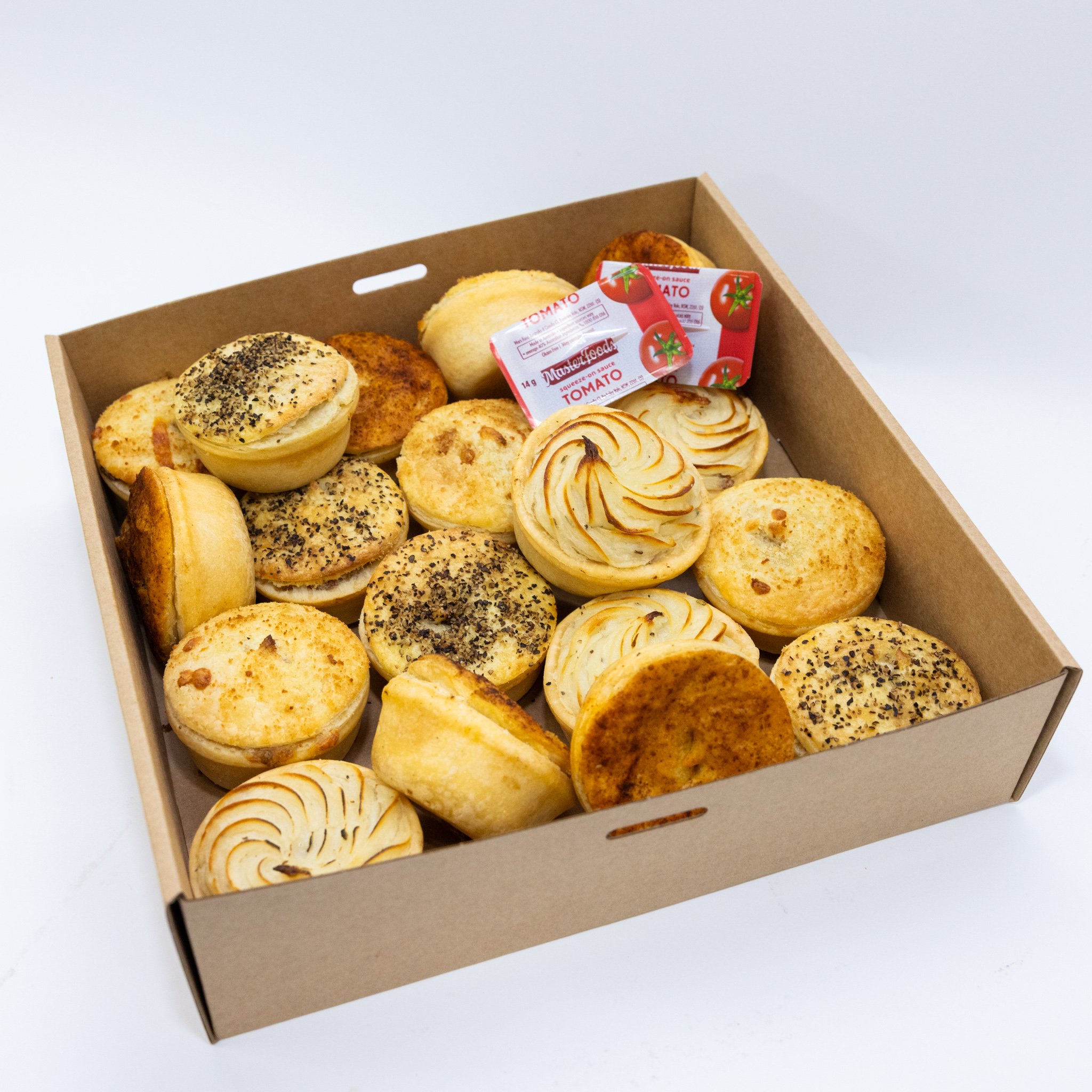 Flavoured Party Pies - 18 Pieces