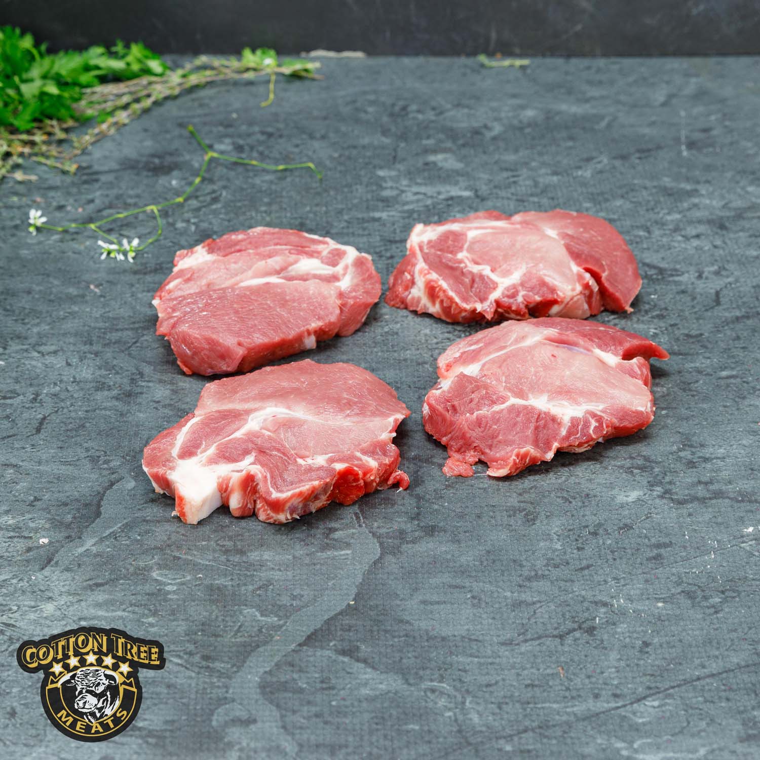 PORK COLLAR BUTT FROZEN AND SLICED THINLY