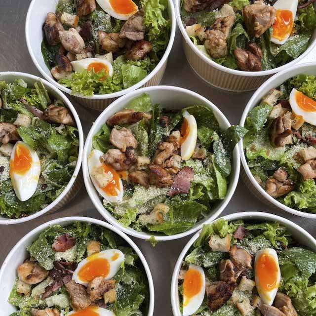 Individual Chunky Caesar Salad