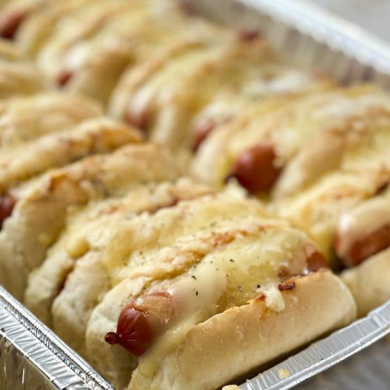 Mini Rolls // Chipolata and Melty Cheese