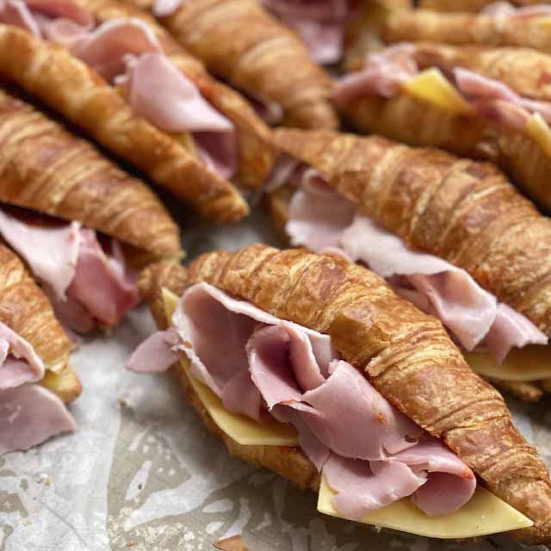 Freshly Baked Filled Croissant Box
