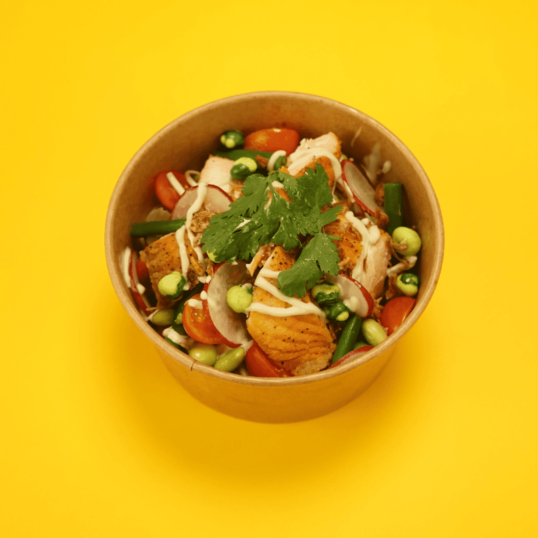 Salmon & Wasabi Kewpie Salad