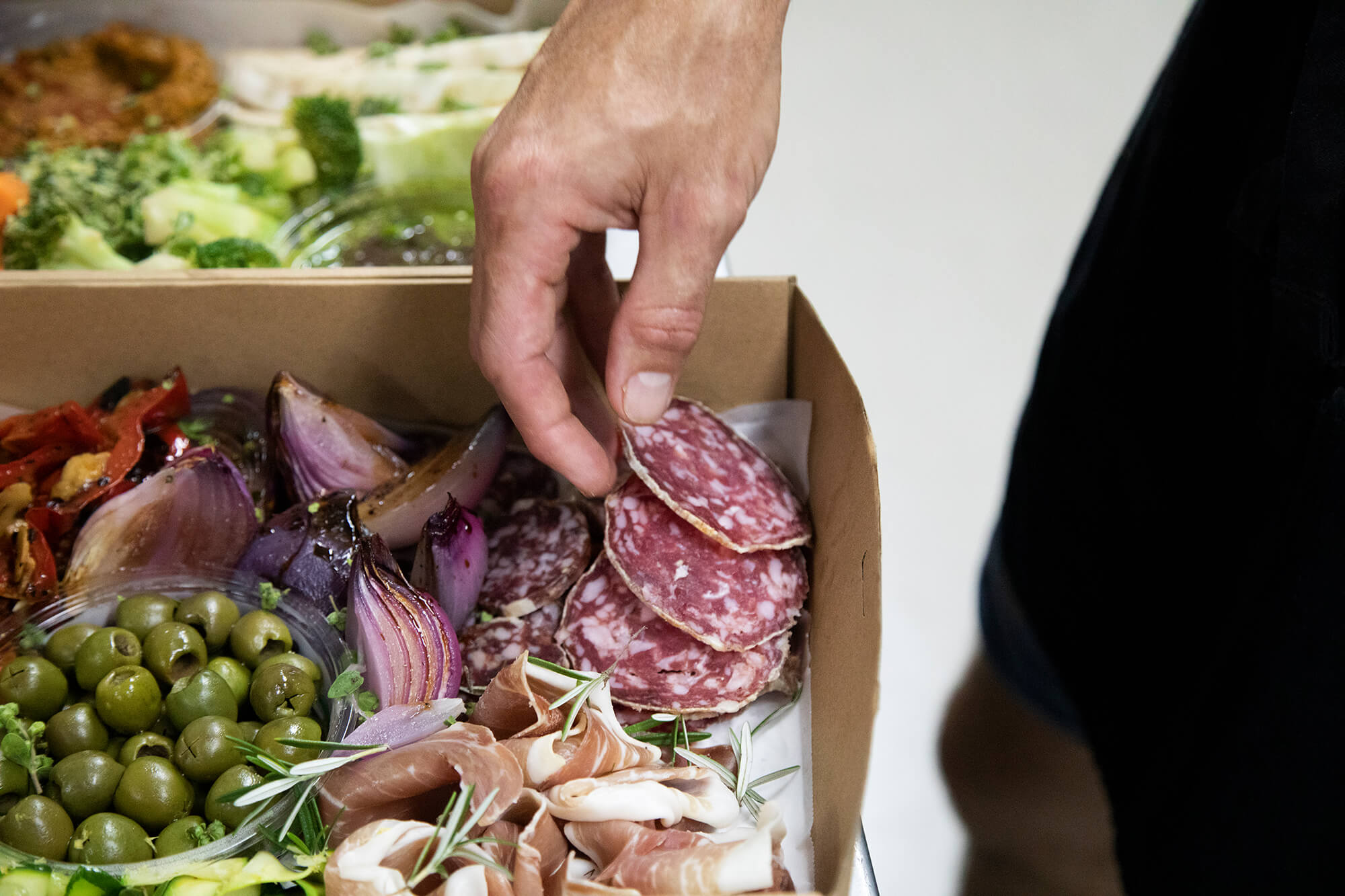 Antipasto Platter - Cured Meats And Vegetables
