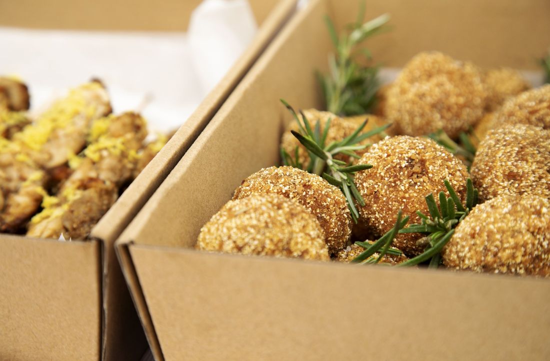 Hot finger food (vegetarian)