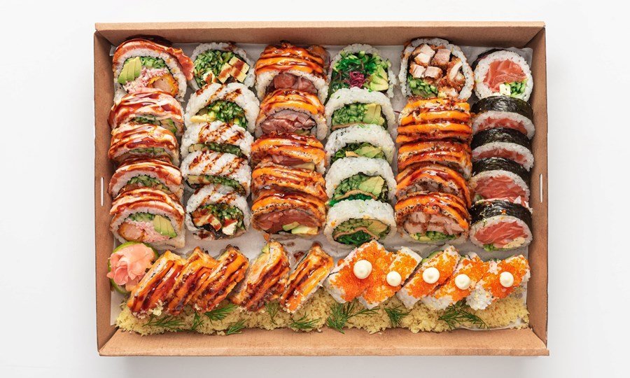 Deluxe Sushi Roll Platter