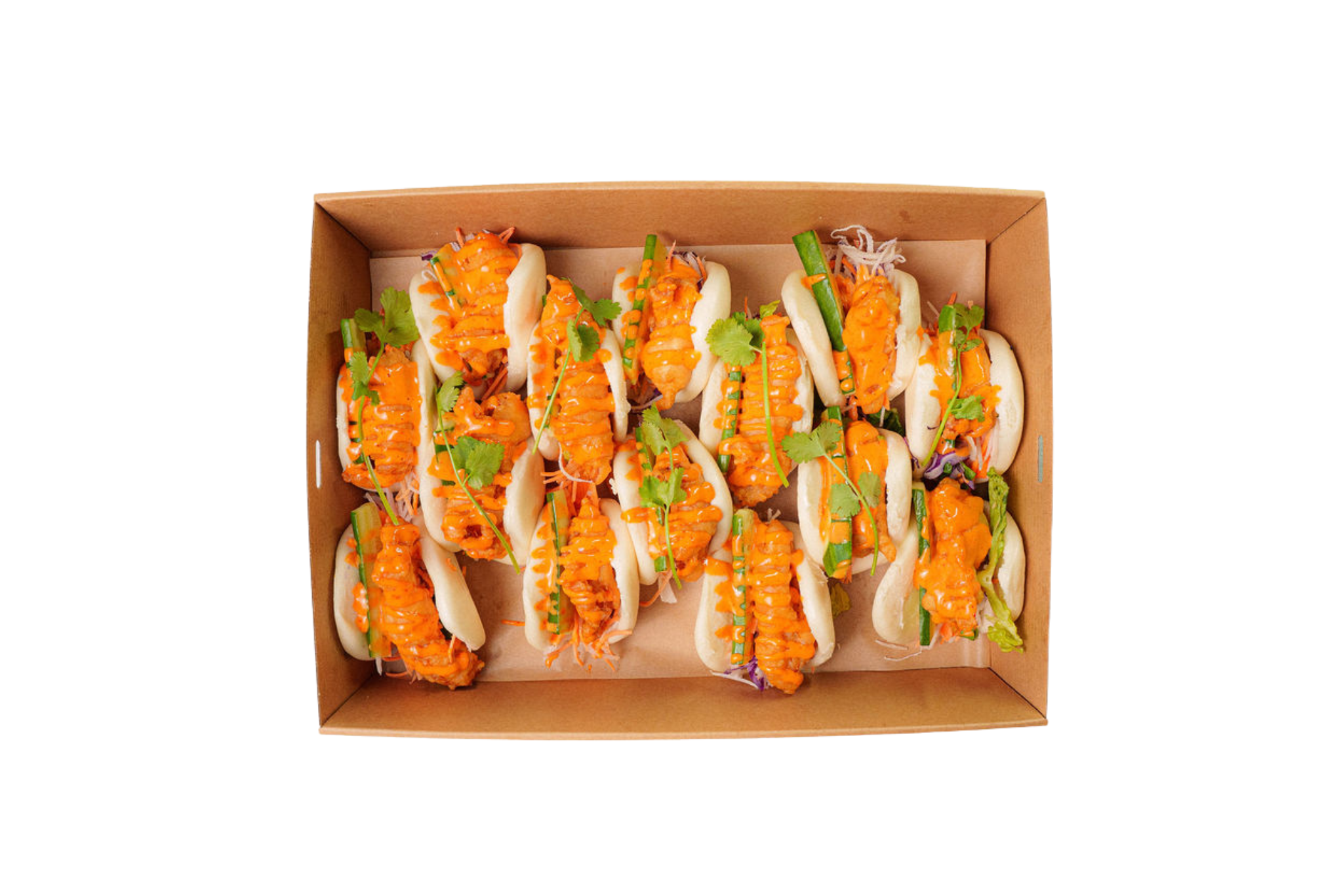 Bao Bun with Dory Fish Cocktail