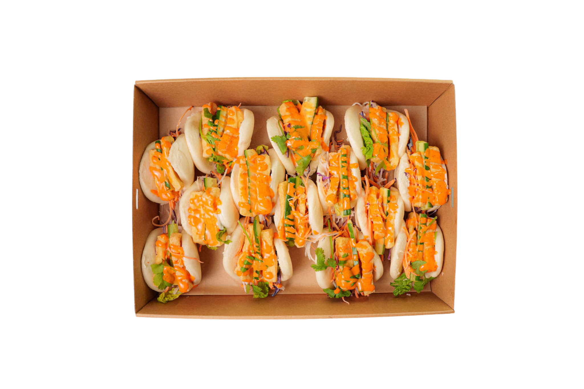 Bao Bun with Fried Tofu