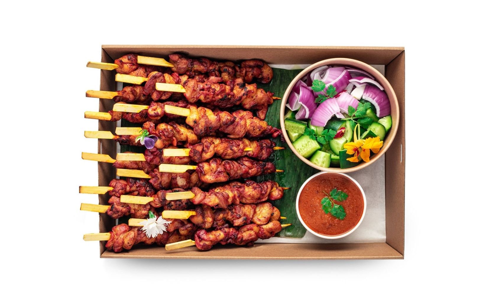 Malaysian Chicken Satay Skewers