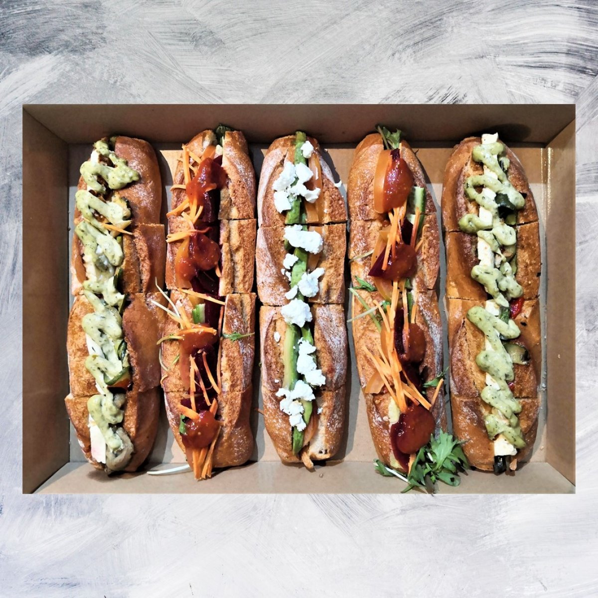 Vegetarian Roll Platter