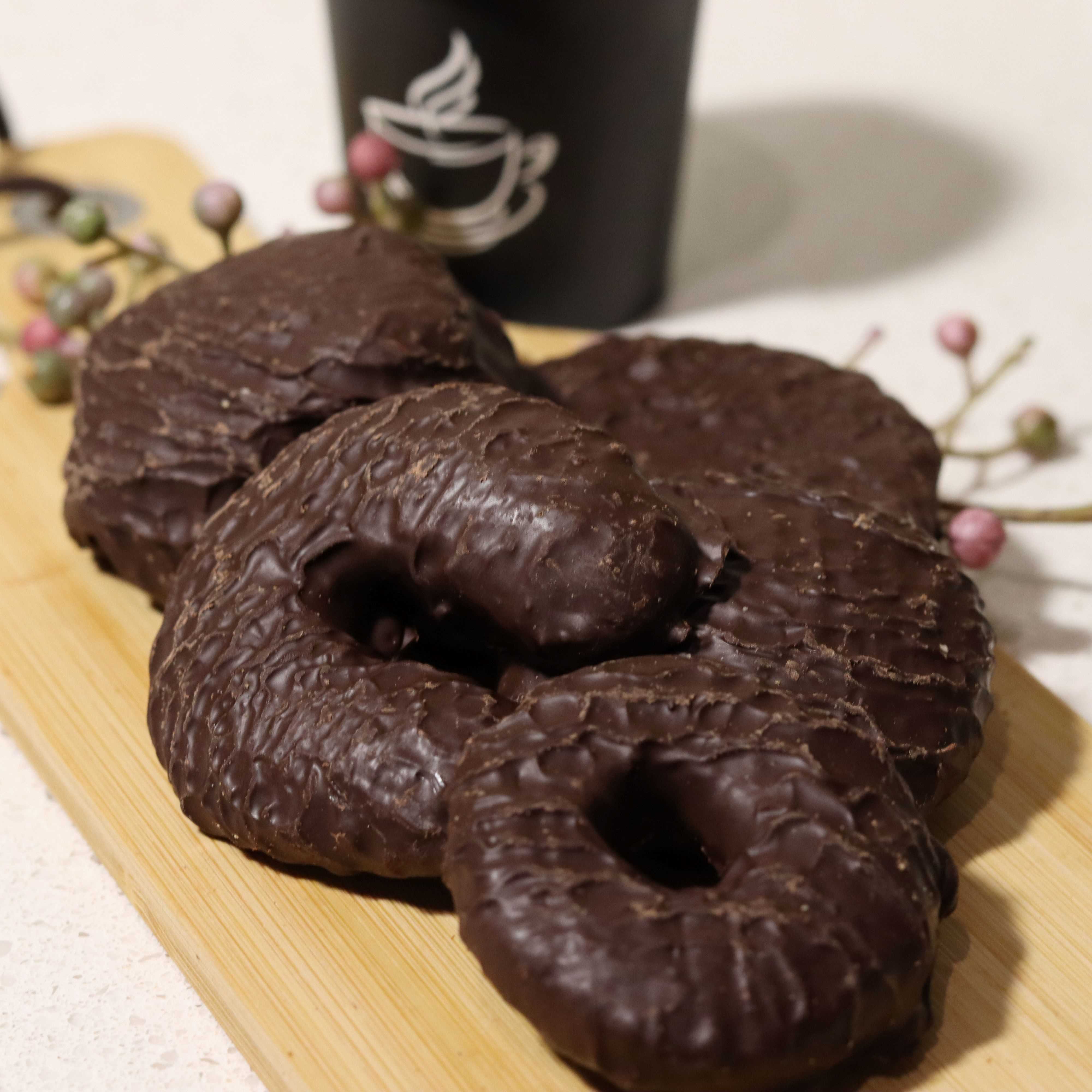 Chocolate coated Cookies