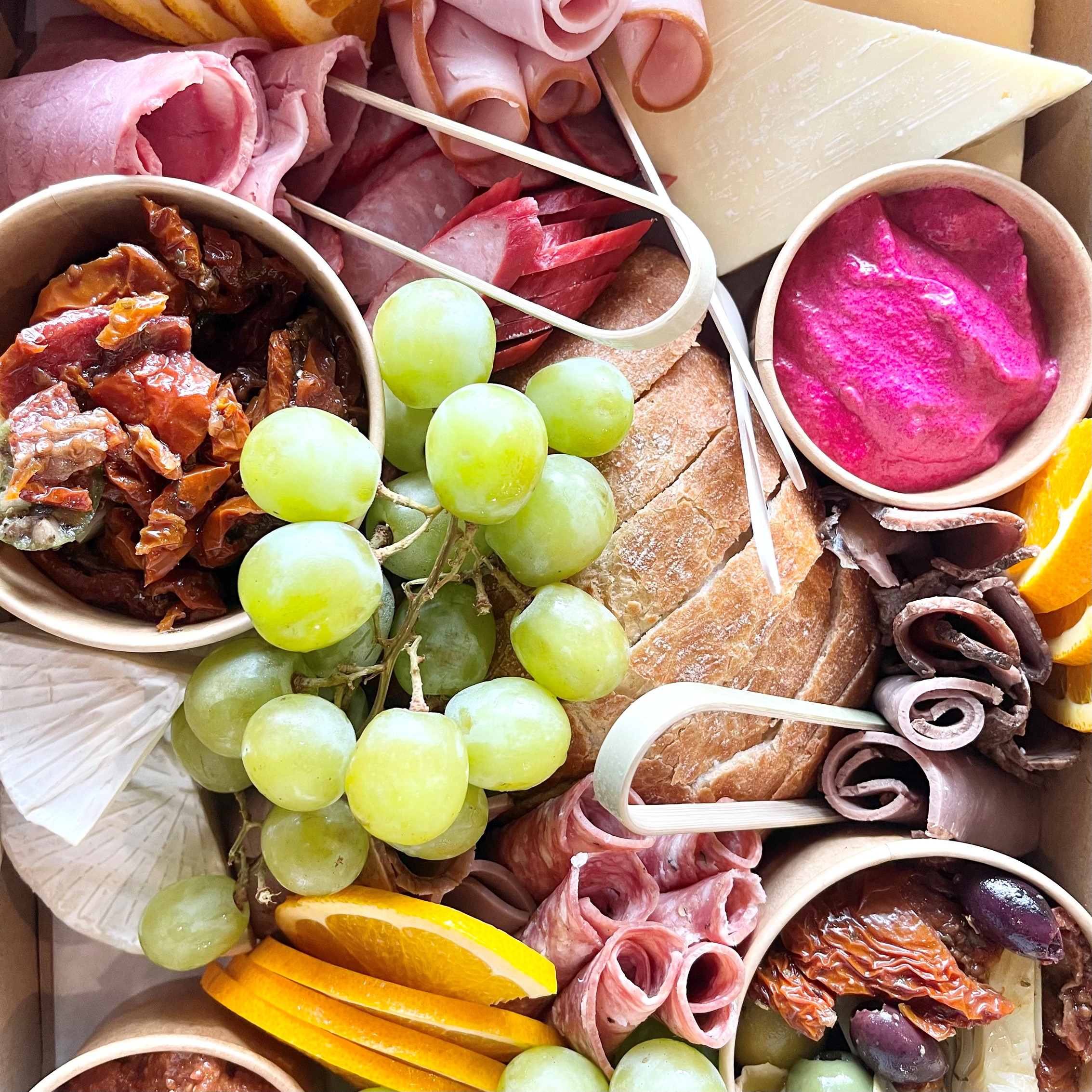 Small Antipasto Grazing Box- Light Grazing for up to 8 guests