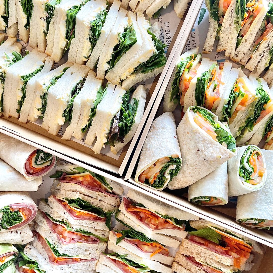 Sandwich (6) & Wrap (4) Platter Box