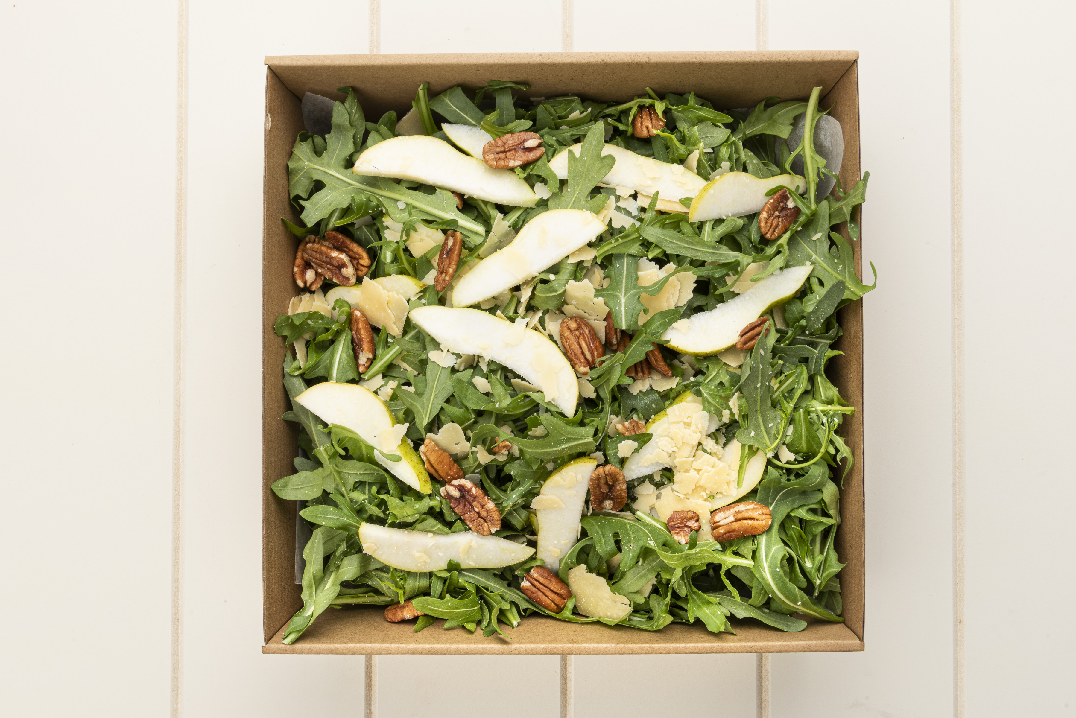 Rocket, Pear, Parmesan Salad