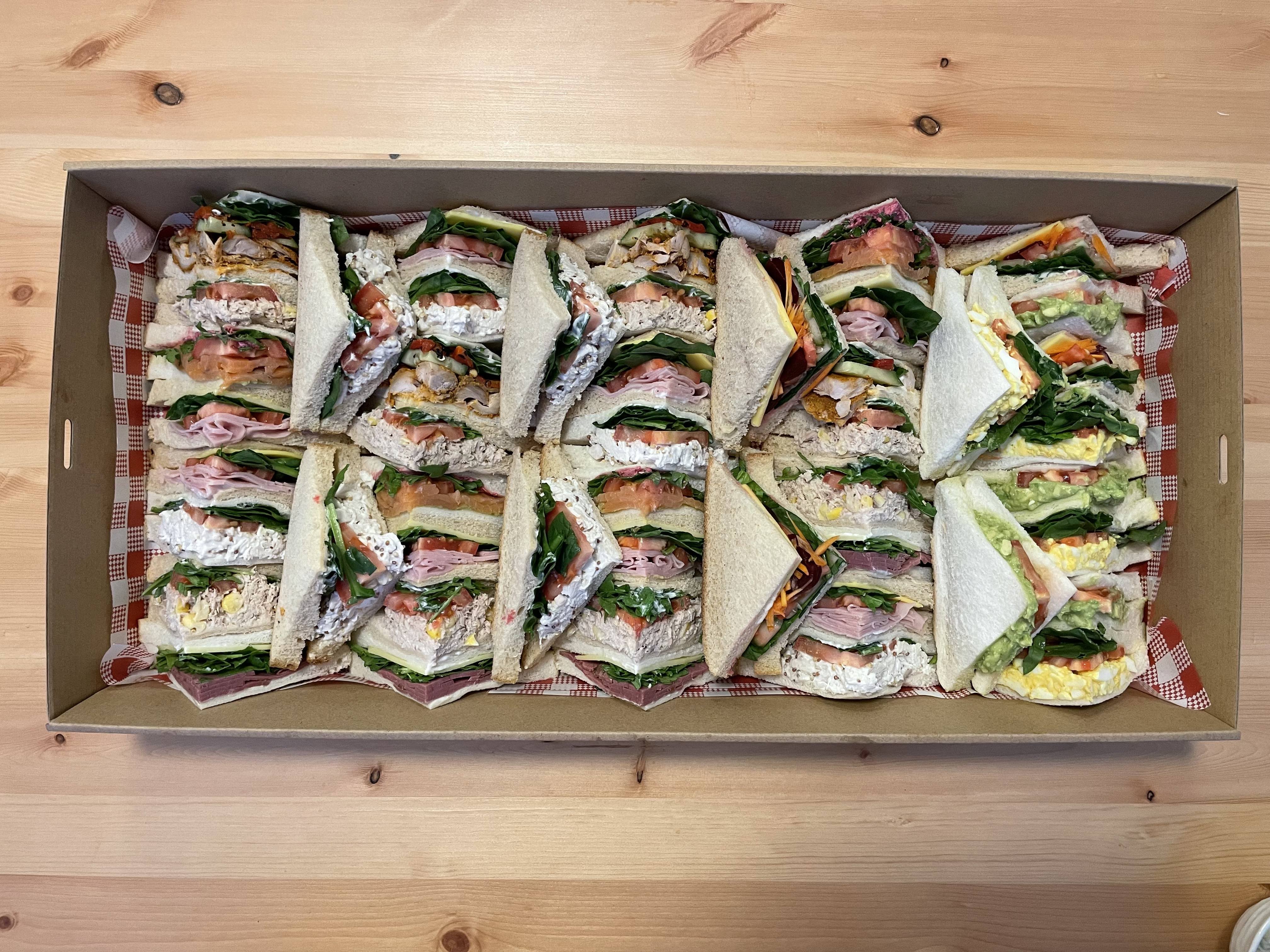 Assorted Triangle Sandwich Platter