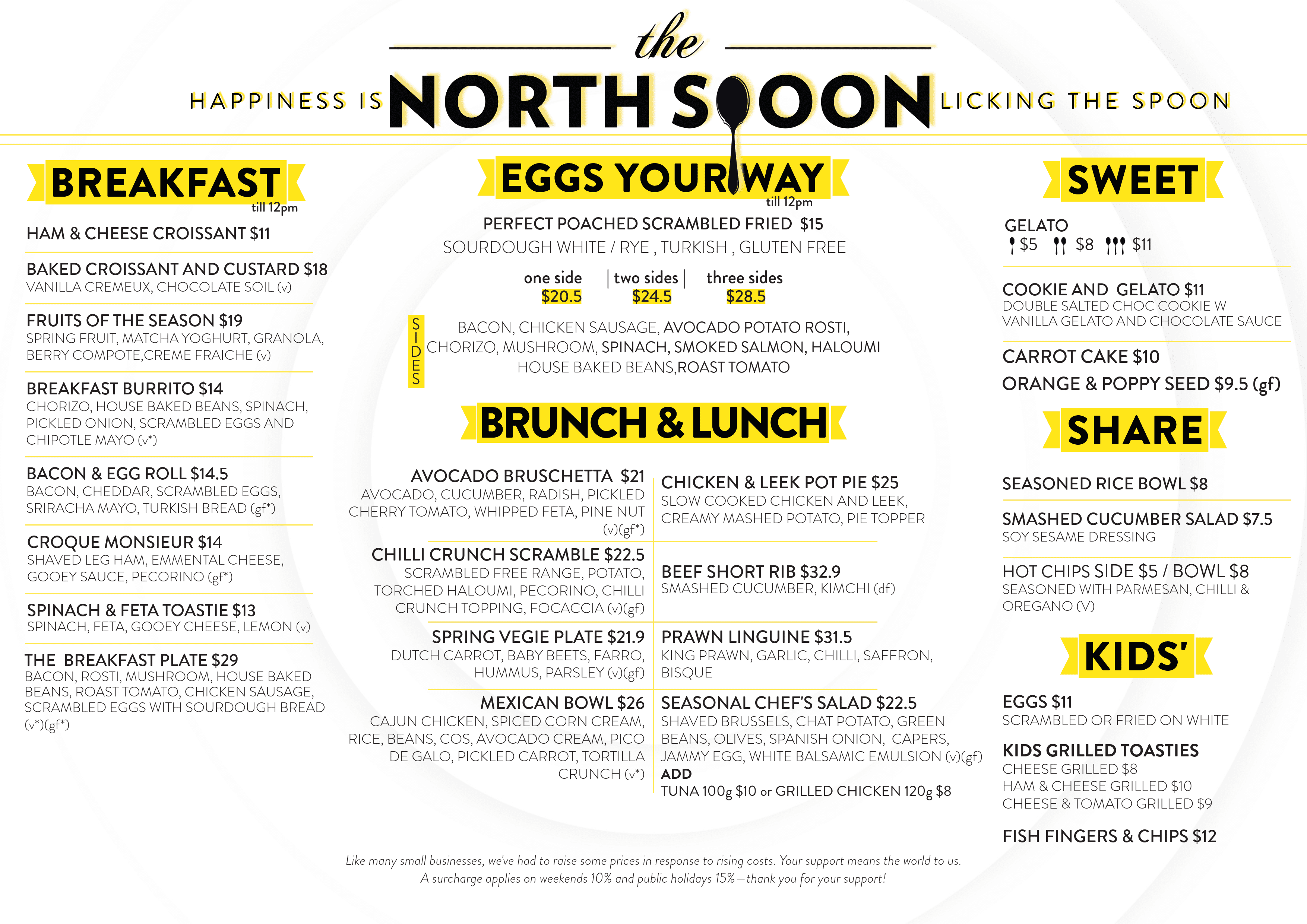 Menu Page