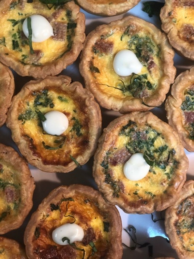 Savoury Tartlets - Asparagus And Blue Cheese