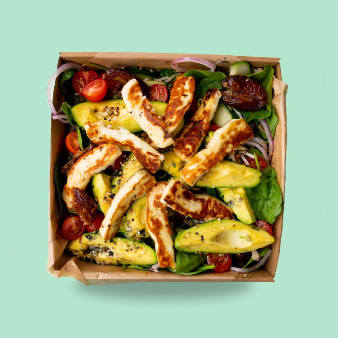 Haloumi & Avocado Salad Platter