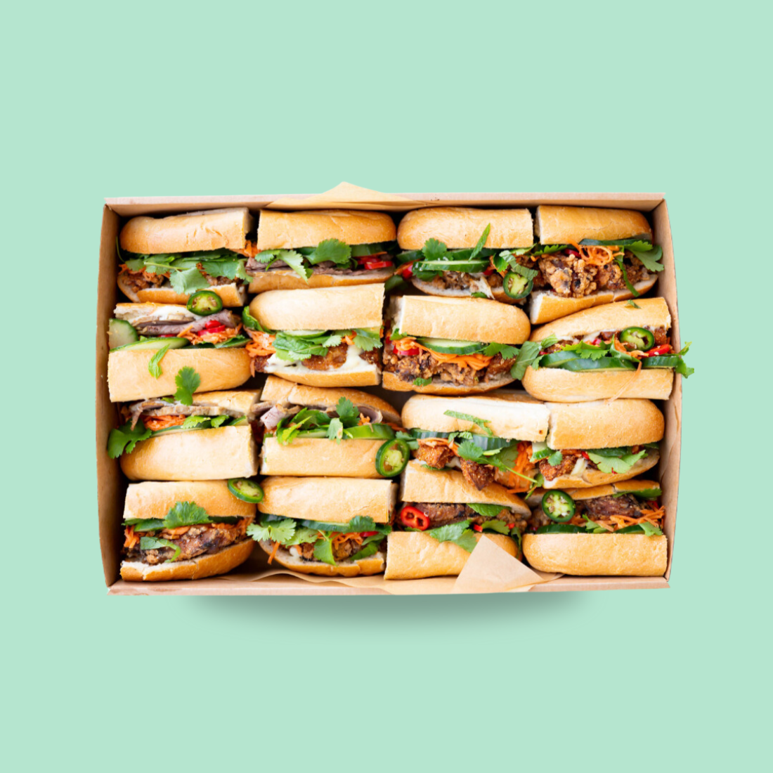 Banh Mi (Vietnamese Roll) Platter