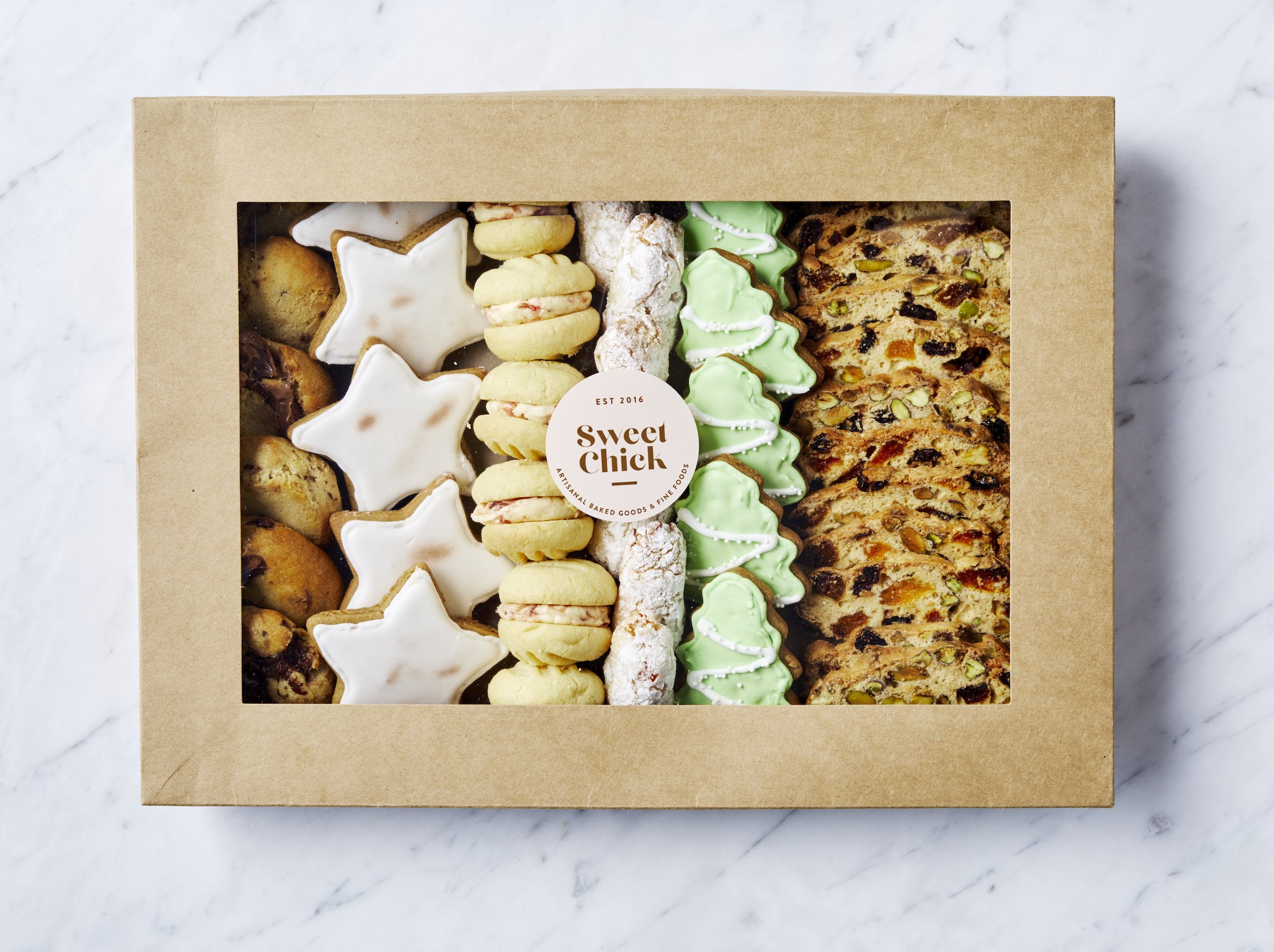 Deluxe Festive Biscuit Box