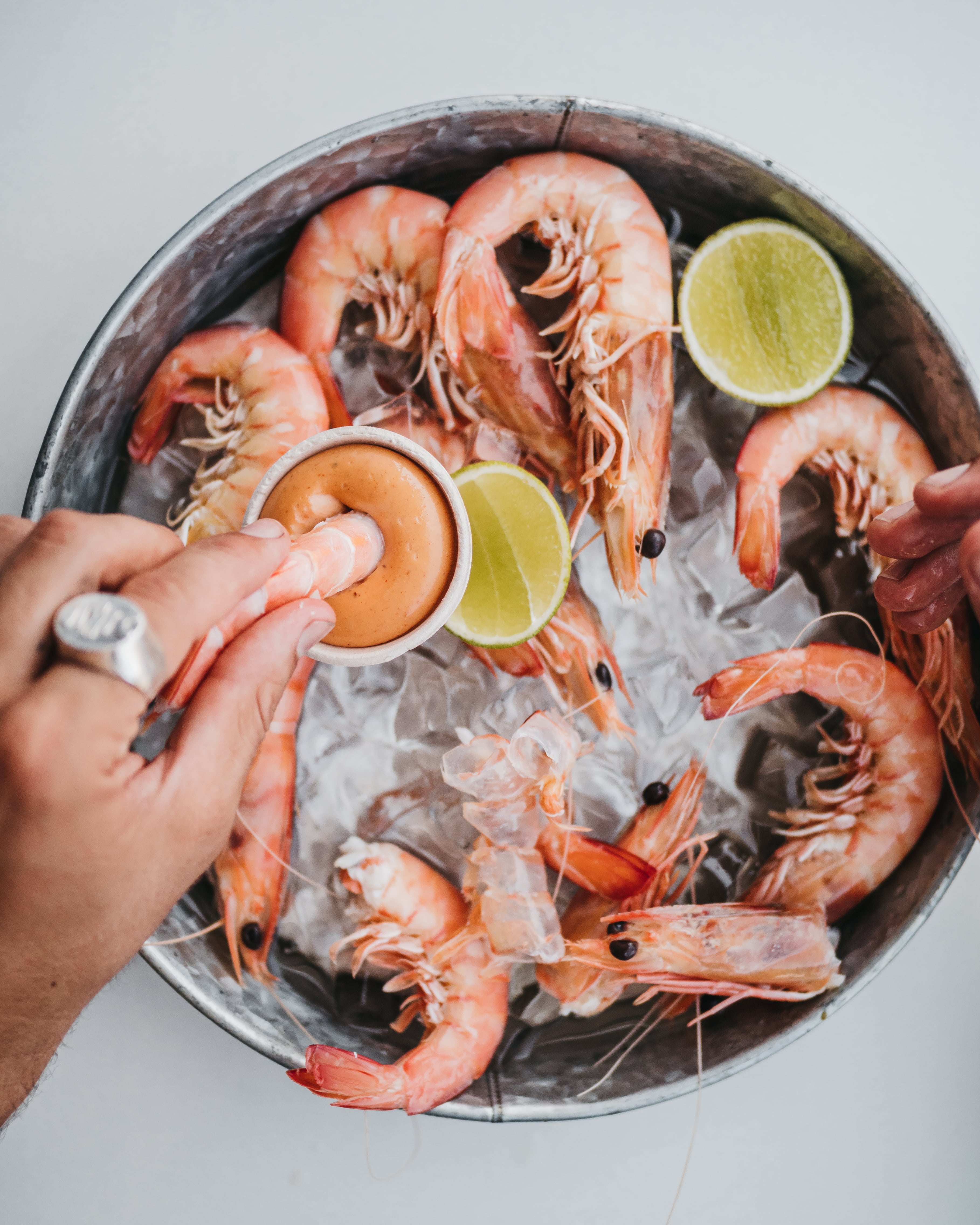 Whole Cooked Prawns