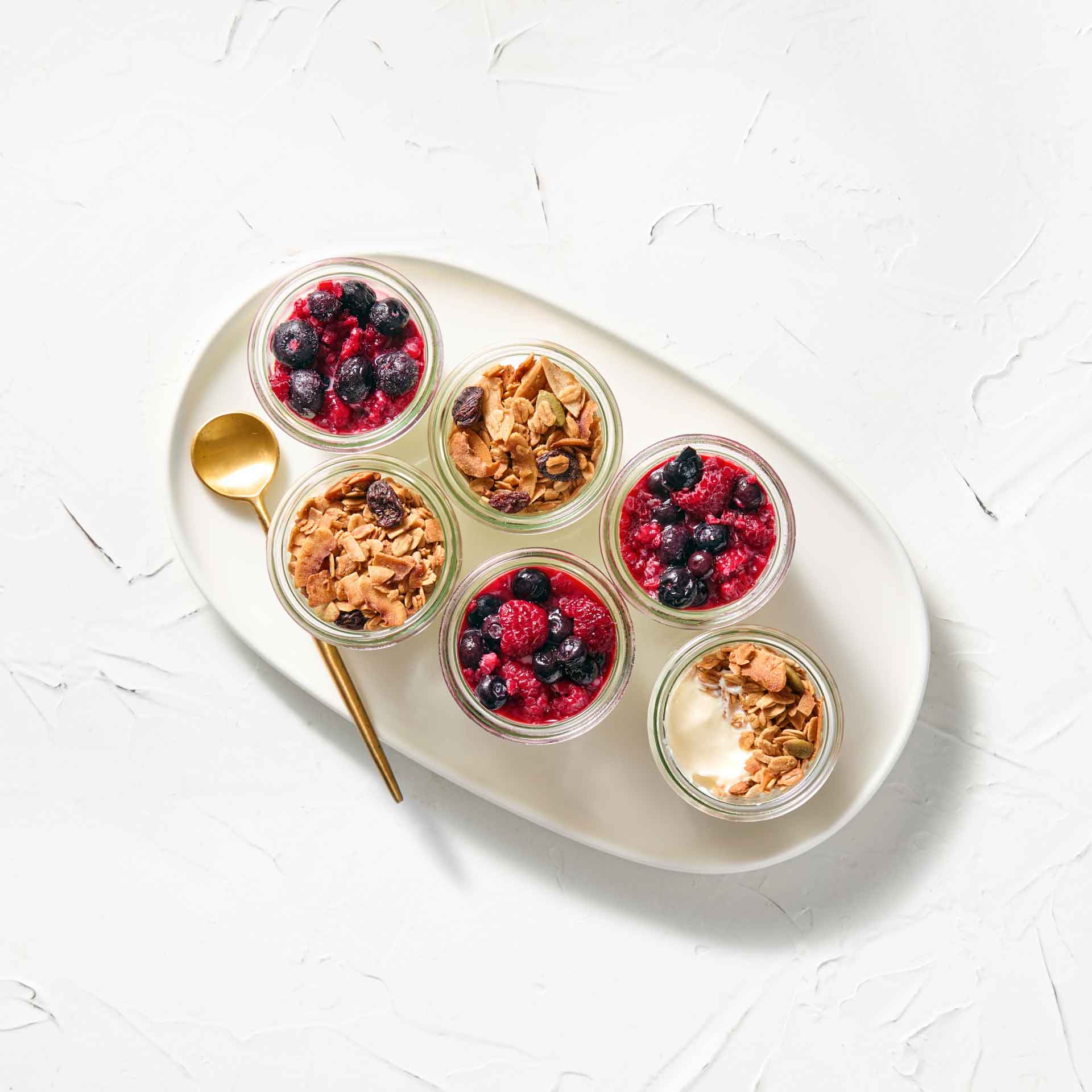 Yoghurt & muesli cups Universal Catering Sydney