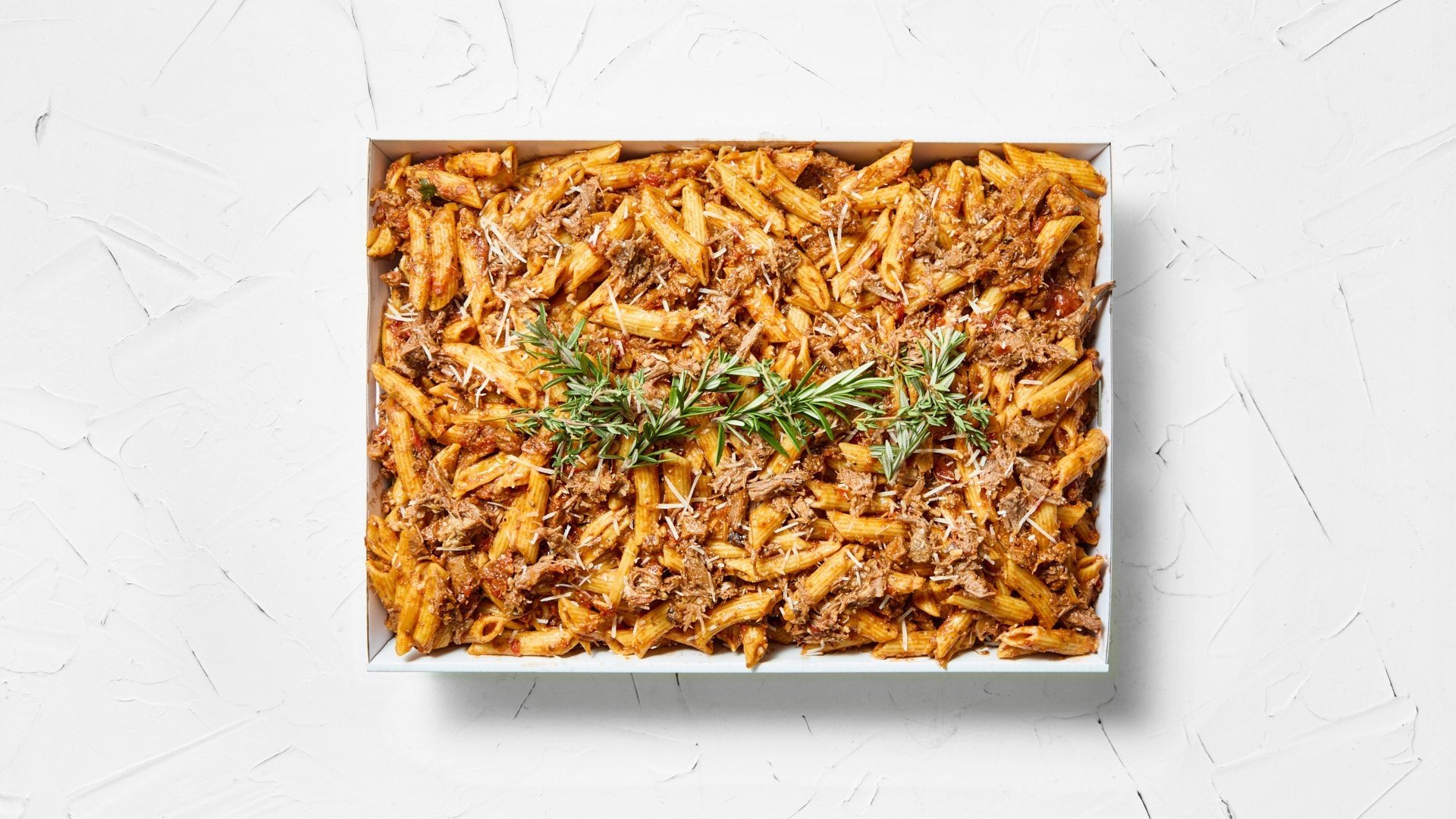 Penne Pasta Ragu | Boxed Catering