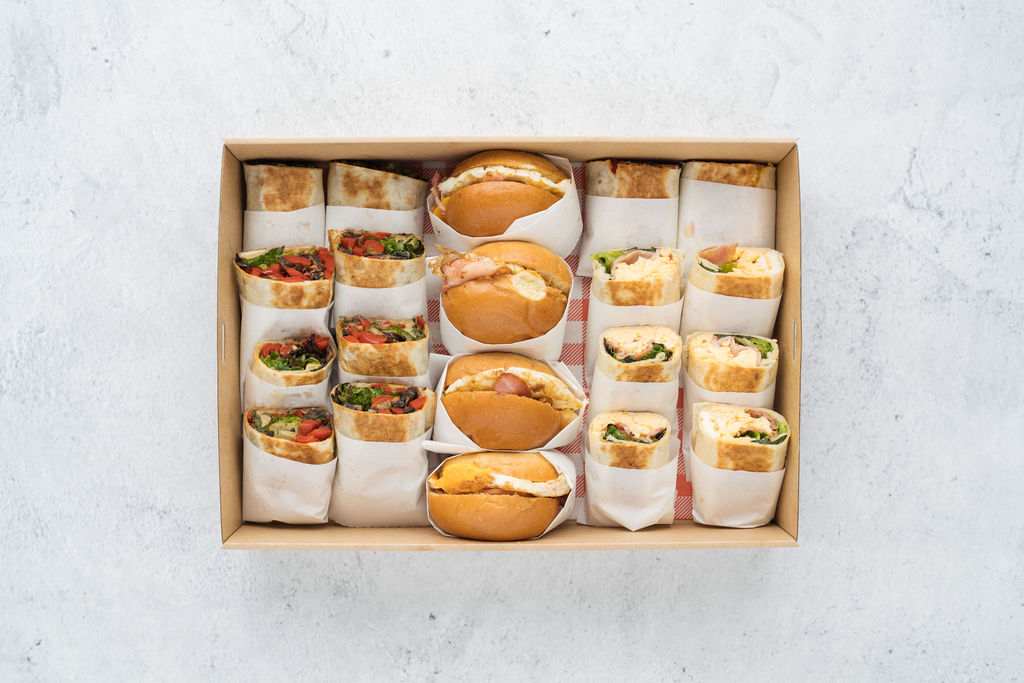Breakfast Rolls & Wrap Box of 12 | Catering Zone