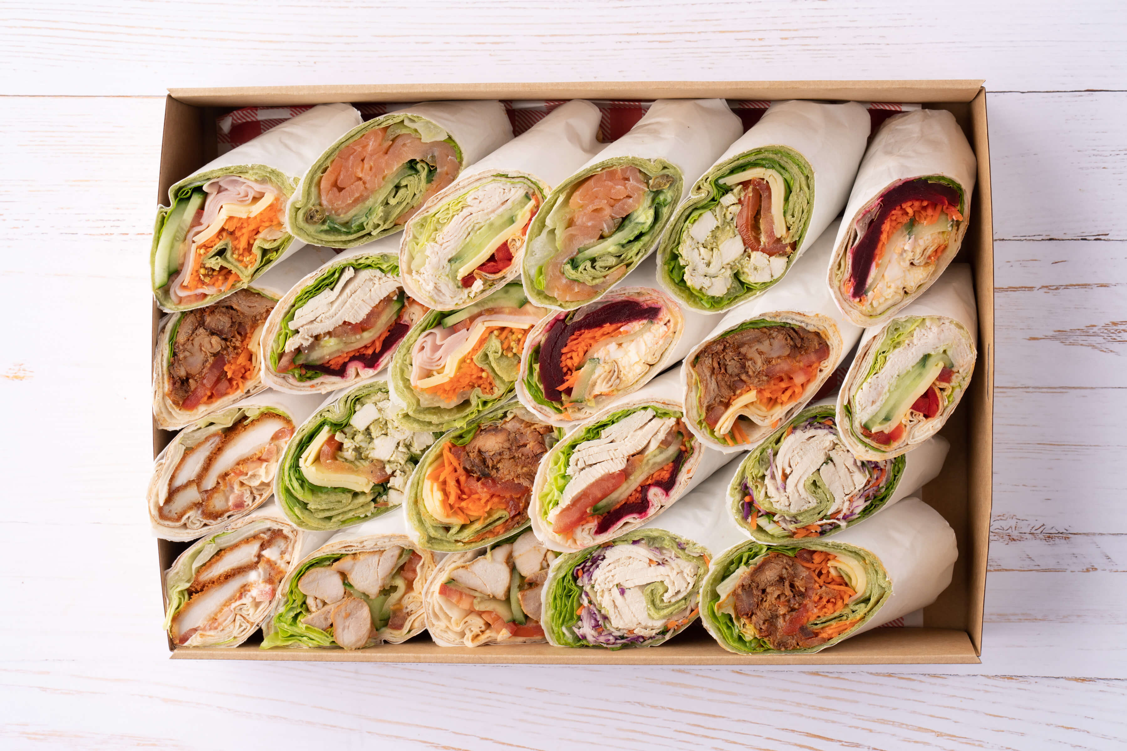 Catering Zone Gourmet Wraps Collection (Box) | Catering Zone