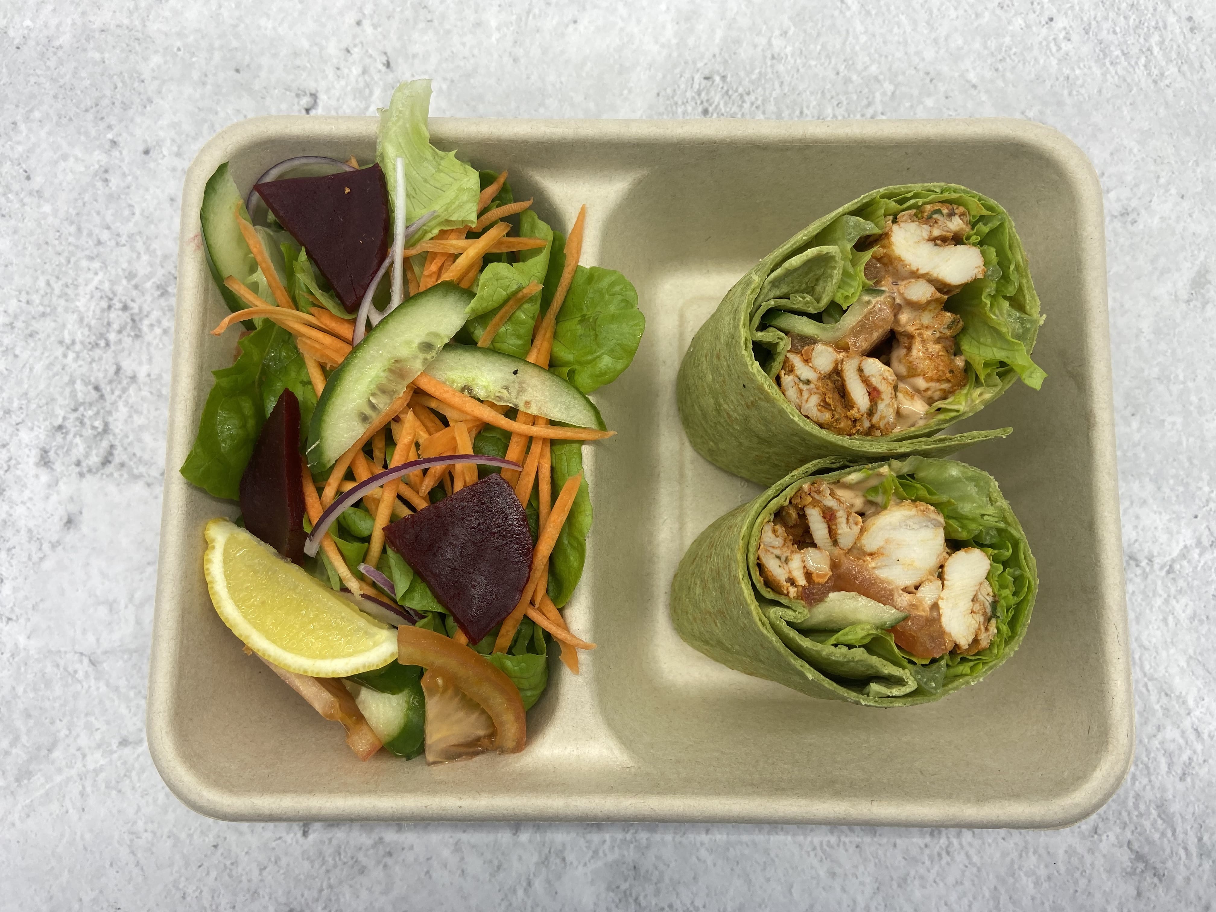 Gourmet Wraps & Salad Lunch Pack