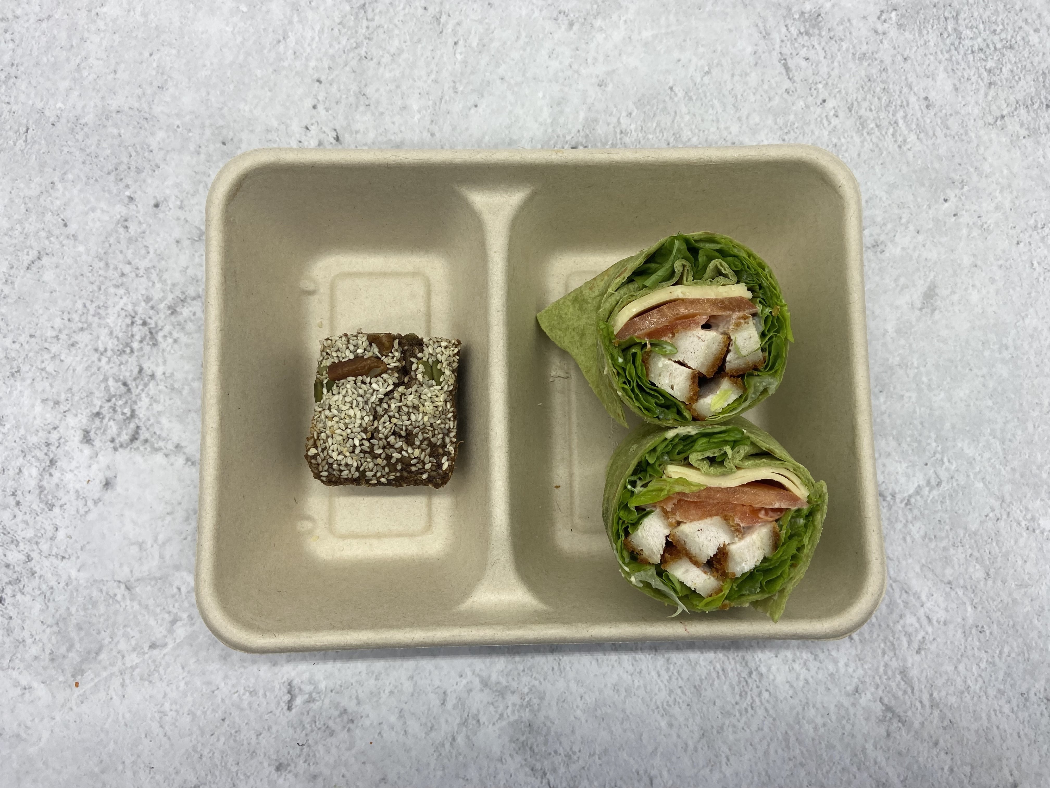 Gourmet Wrap & Sweet Lunch Pack - Catering Zone